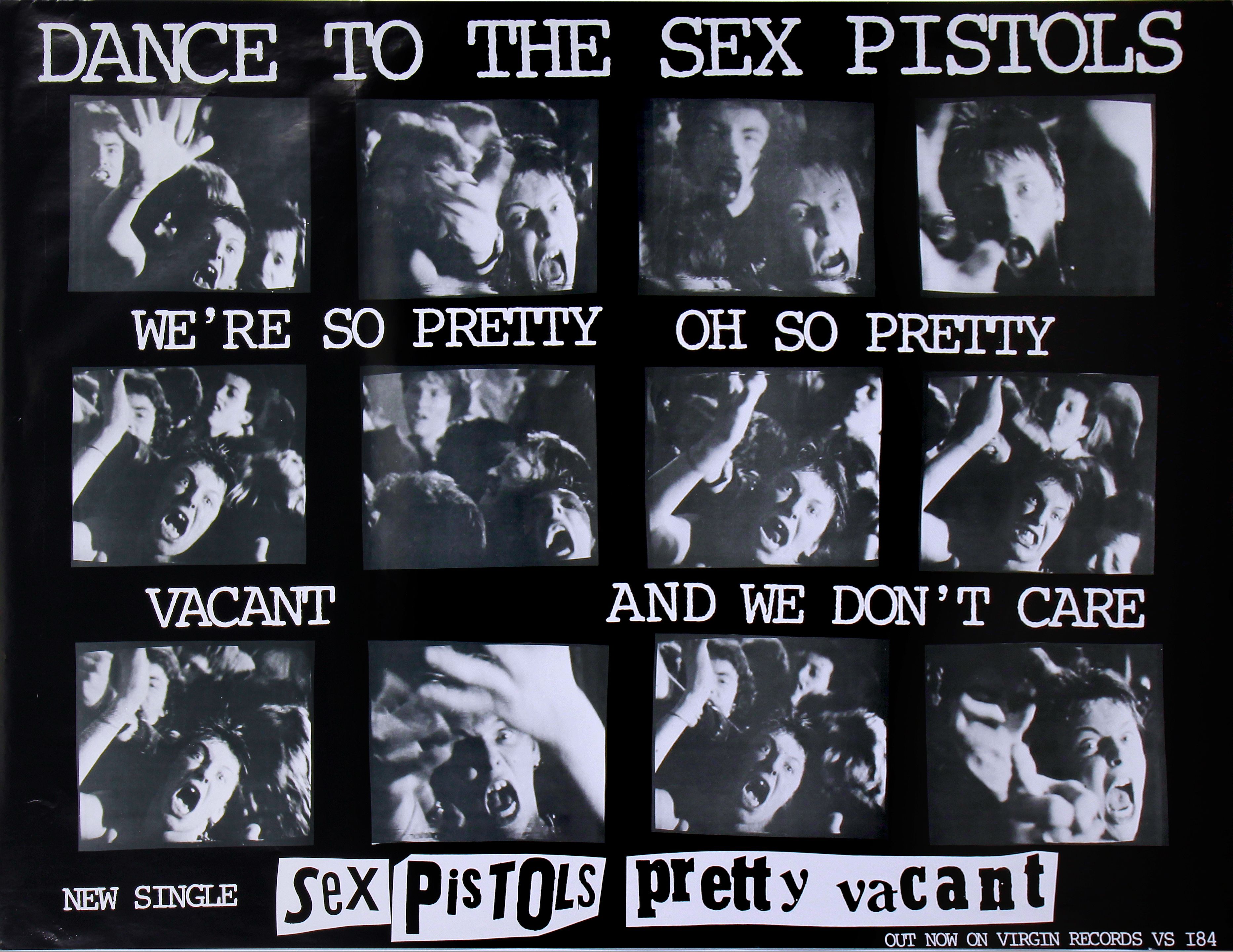Bonhams A Sex Pistols Pretty Vacant Virgin Promo Poster 3997