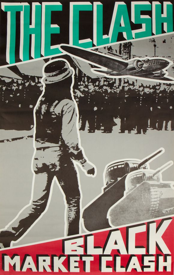 Bonhams : The Clash; A promotional poster,
