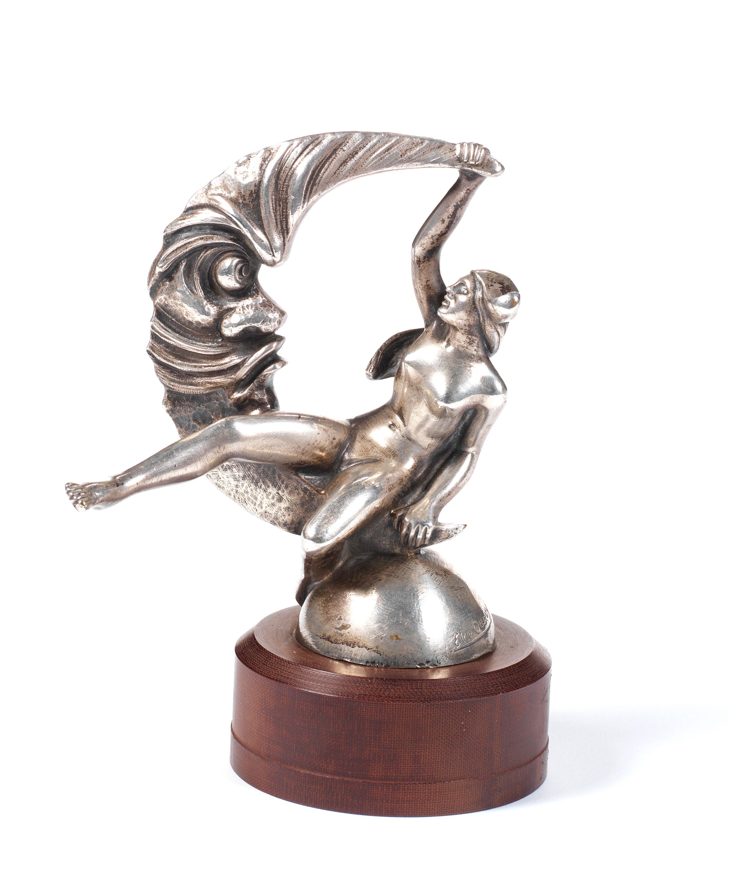 Bonhams Cars : A 'Girl in the Moon' mascot by Elle Ottavy,