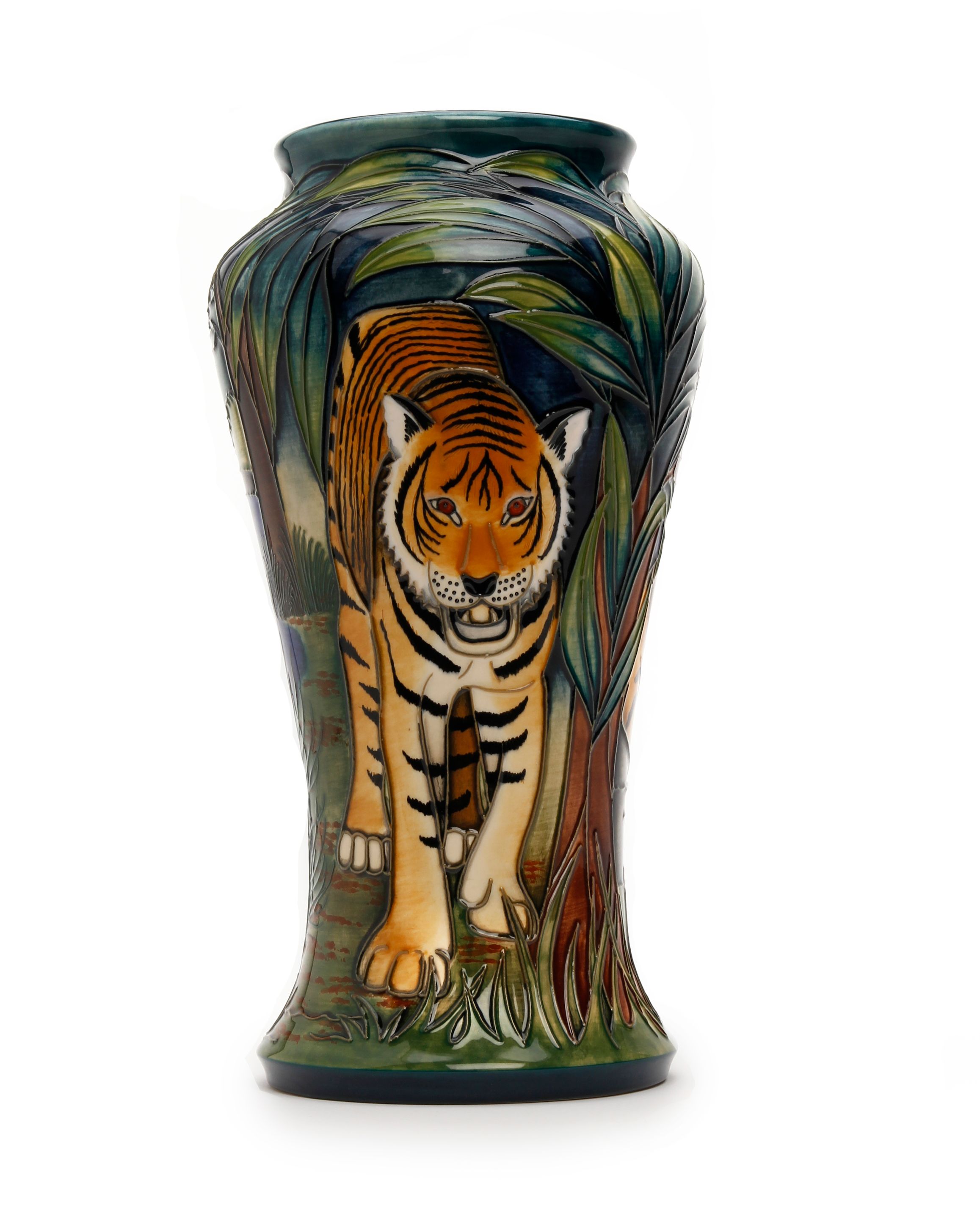 Bonhams : A Moorcroft limited edition 'Ranthambhore' pattern vase ...