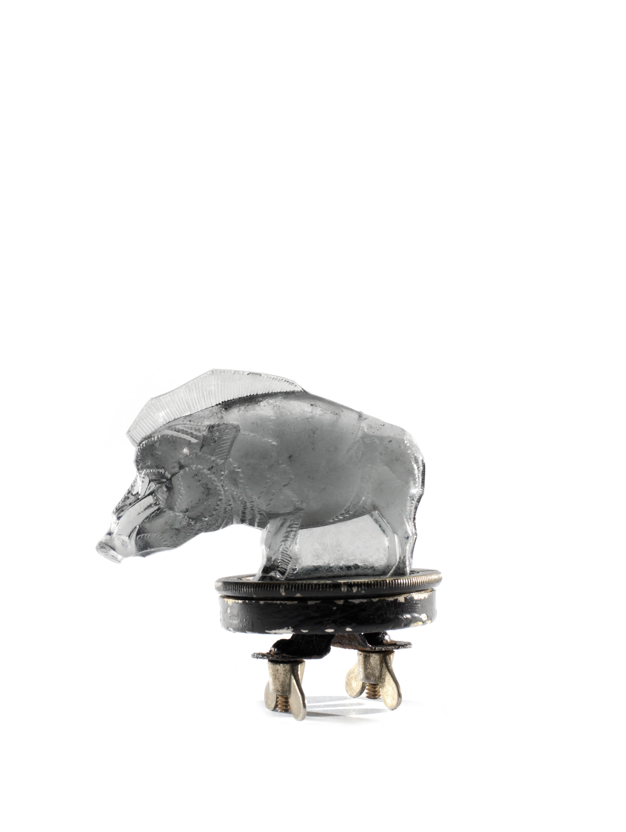 Bonhams Cars A Pre War Sanglier Mascot In Fumée Glass By Rene