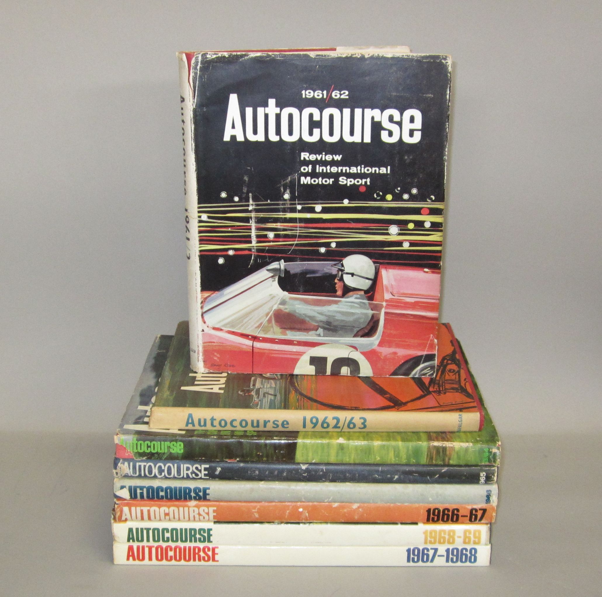 Bonhams Cars : A collection of eight Autocourse review annuals covering ...