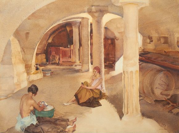 Bonhams : Sir William Russell Flint R.A., P.R.W.S. (British, 1880-1969 ...