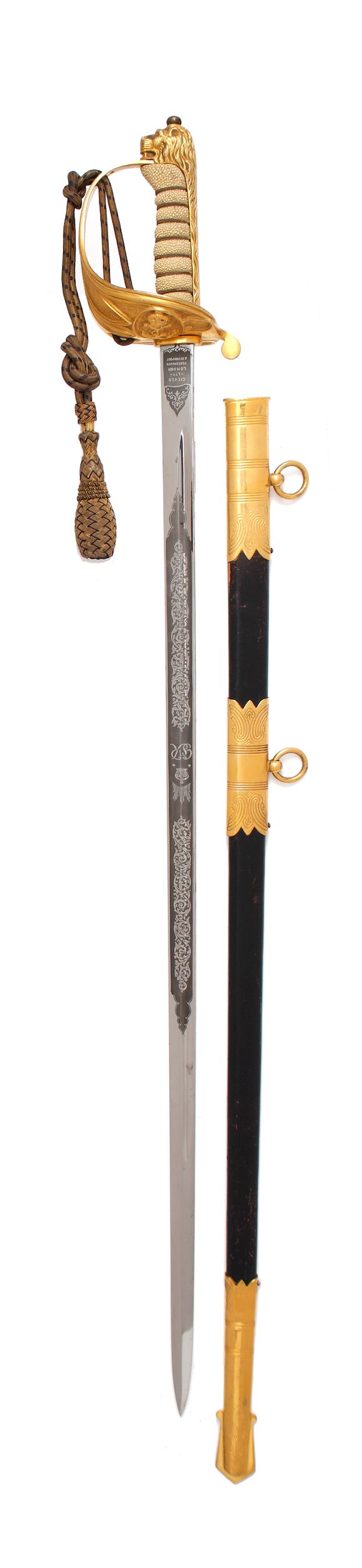 Bonhams : An 1846 Pattern Naval Officer's Sword