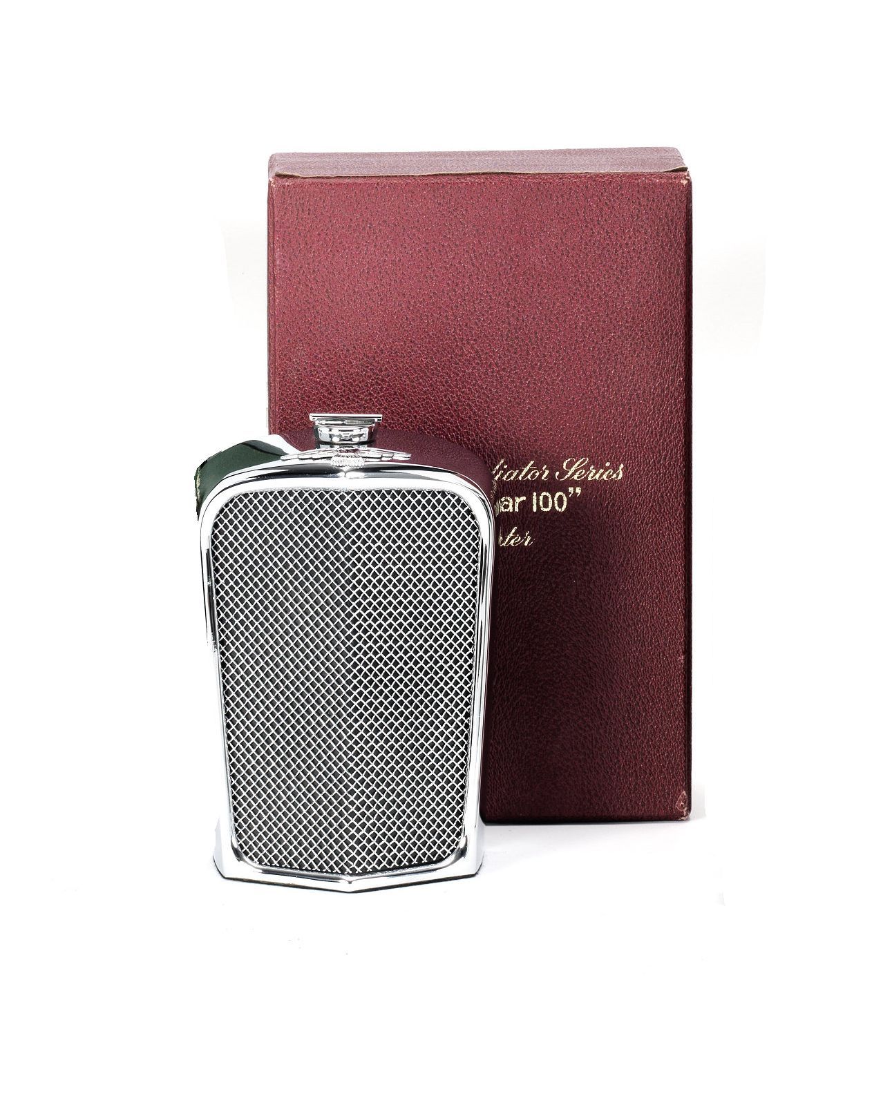 Bonhams Cars : A boxed 'SS Jaguar 100' radiator decanter, by Ruddspeed ...