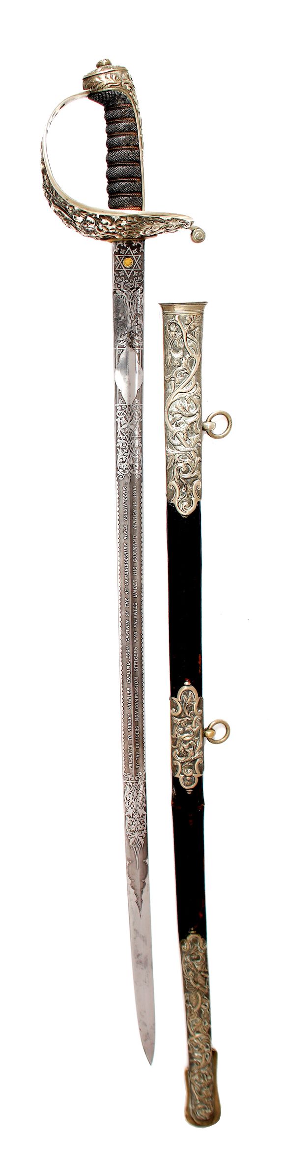 Bonhams : A Victorian Rifle Officer's Presentation Sword