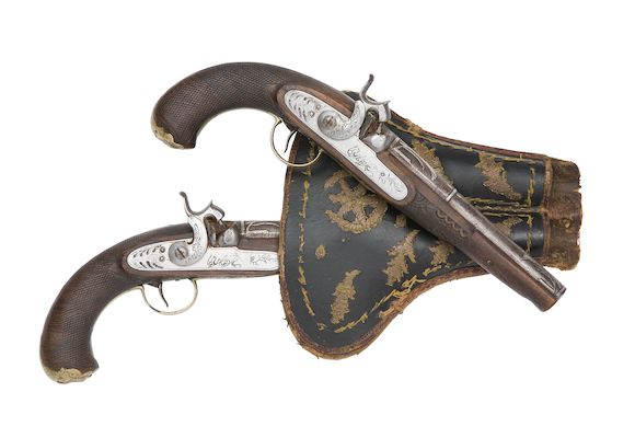 Bonhams : A Pair Of Turkish 18-Bore Percussion Holster Pistols And Holster
