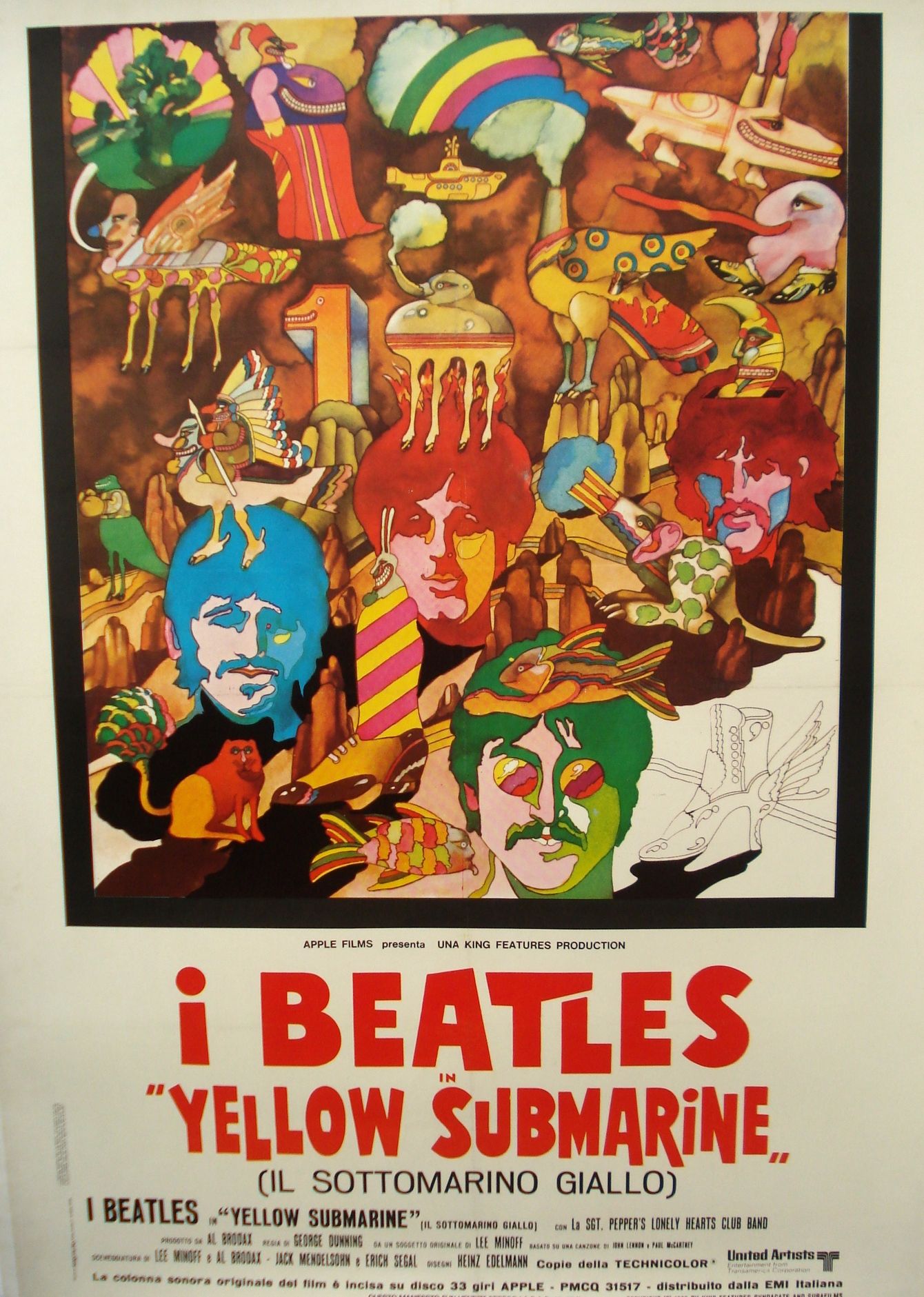 Bonhams : A 'Yellow Submarine' film poster,