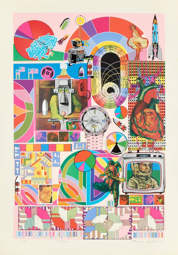Bonhams : Sir Eduardo Paolozzi (British, 1924-2005) B.A.S.H (Pale Pink ...