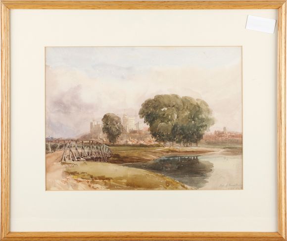 Bonhams : Circle of Edward Webb (British, 1805-1854) Windsor castle ...