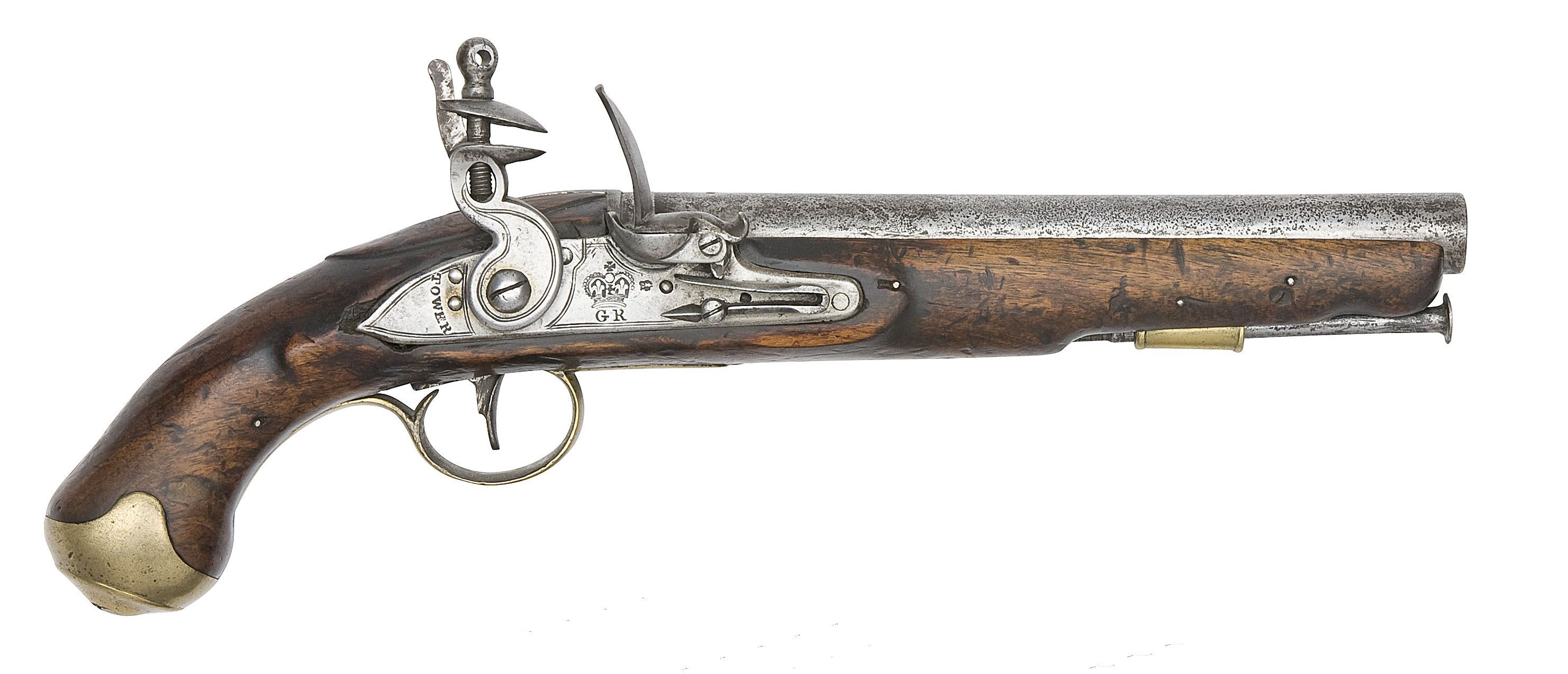Bonhams : An 18-Bore Light Dragoon Flintlock Service pistol