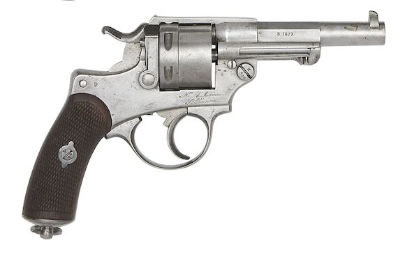 Bonhams : A French 11MM 1873 Model Six-Shot Centre-Fire Military Revolver