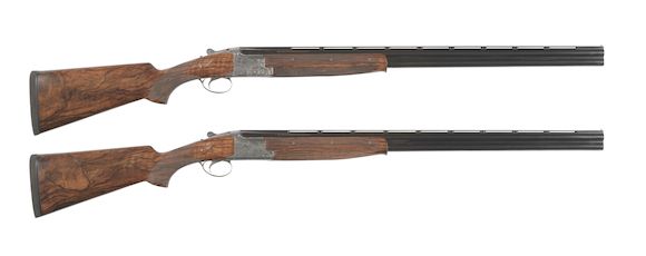 Bonhams : A pair of 12-bore (2¾in) Ray Ward High Pheasant 'B25' single ...
