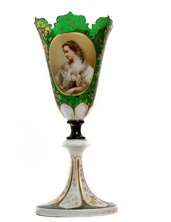 Bonhams : A Bohemian glass vase Circa 1880