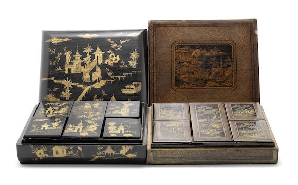 Bonhams : A collection of 18th/19th century mother of pearl Chinese ...