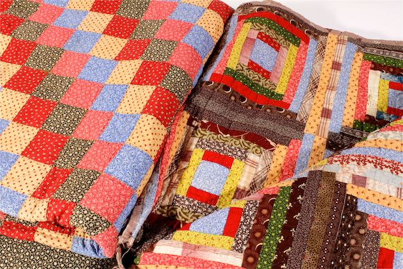Bonhams : Two American patchwork quilts, late 19th century