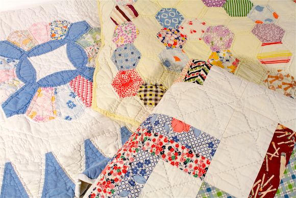 Bonhams : Three American patchwork quilts, early 20th century