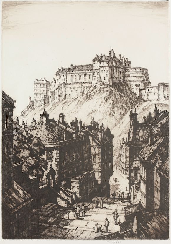 Bonhams : STEEL (KENNETH) Edinburgh Castle