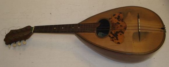 Bonhams : An Italian rosewood and banded mandolin, labelled Francesco ...