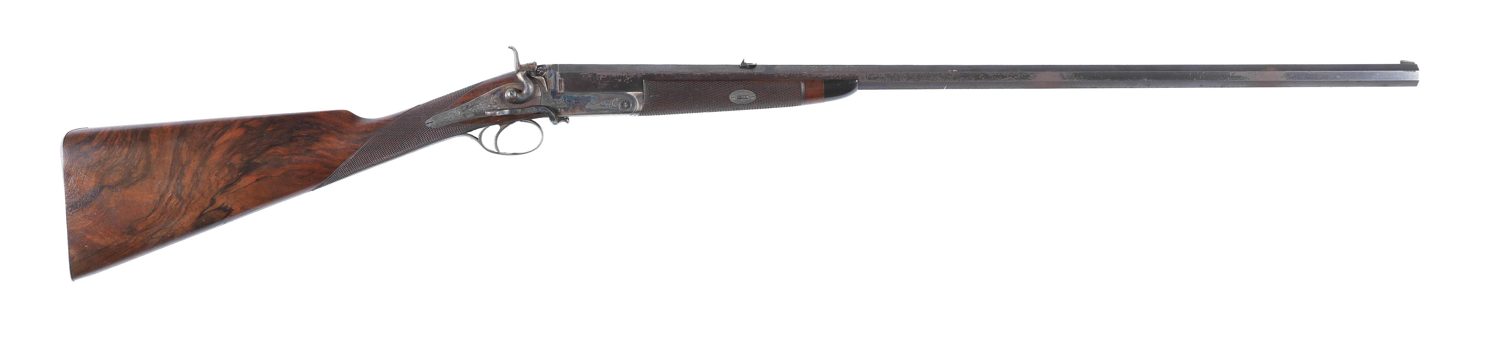 Bonhams : A 105-bore hammer rook-rifle by R. Burnand, no. 3121 In an R ...