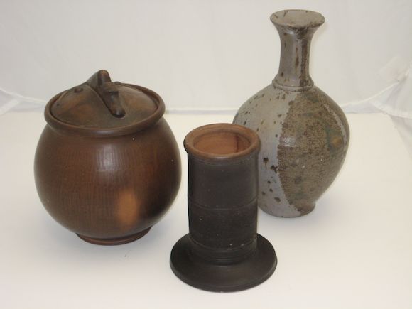 Bonhams : Three pieces of art pottery by Alexander Leckie