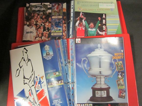 Bonhams : A collection of 1960's to 2000's miscellaneous Cup programmes