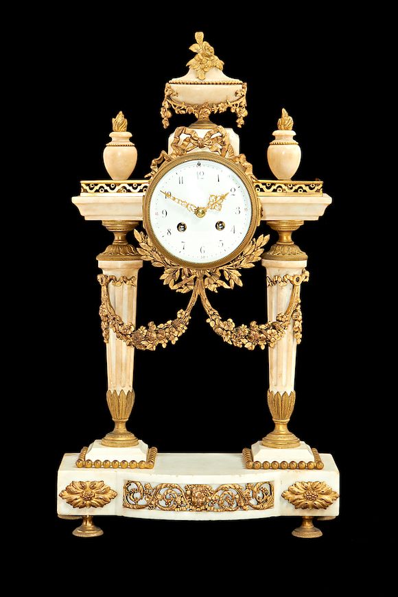 Bonhams : A late 19th century French marble and gilt bronze mounted ...