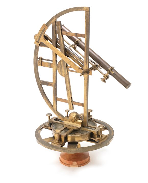 Bonhams : A rare and unusual John Bennett brass alt-azimuth land ...