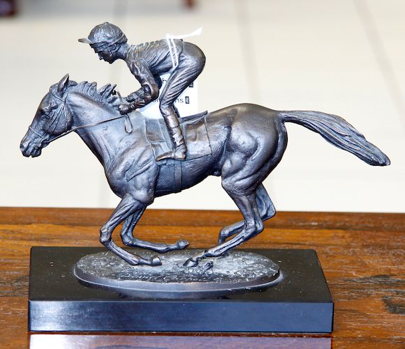 Bonhams : David Cornell - 1985: a patinated bronze figure 'Champion ...