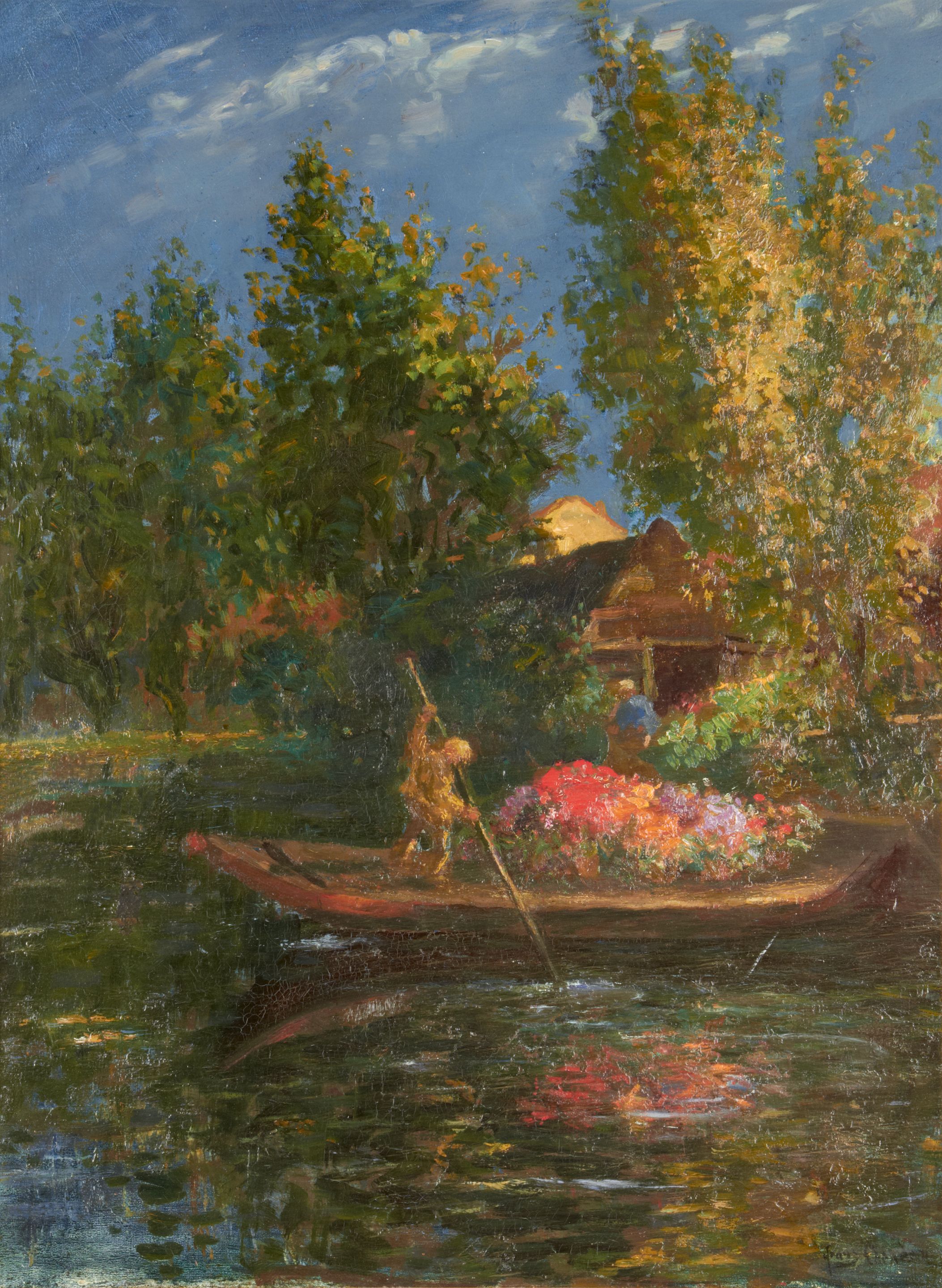 Bonhams : Frans David Oerder (South African, 1867-1944) The flower boat