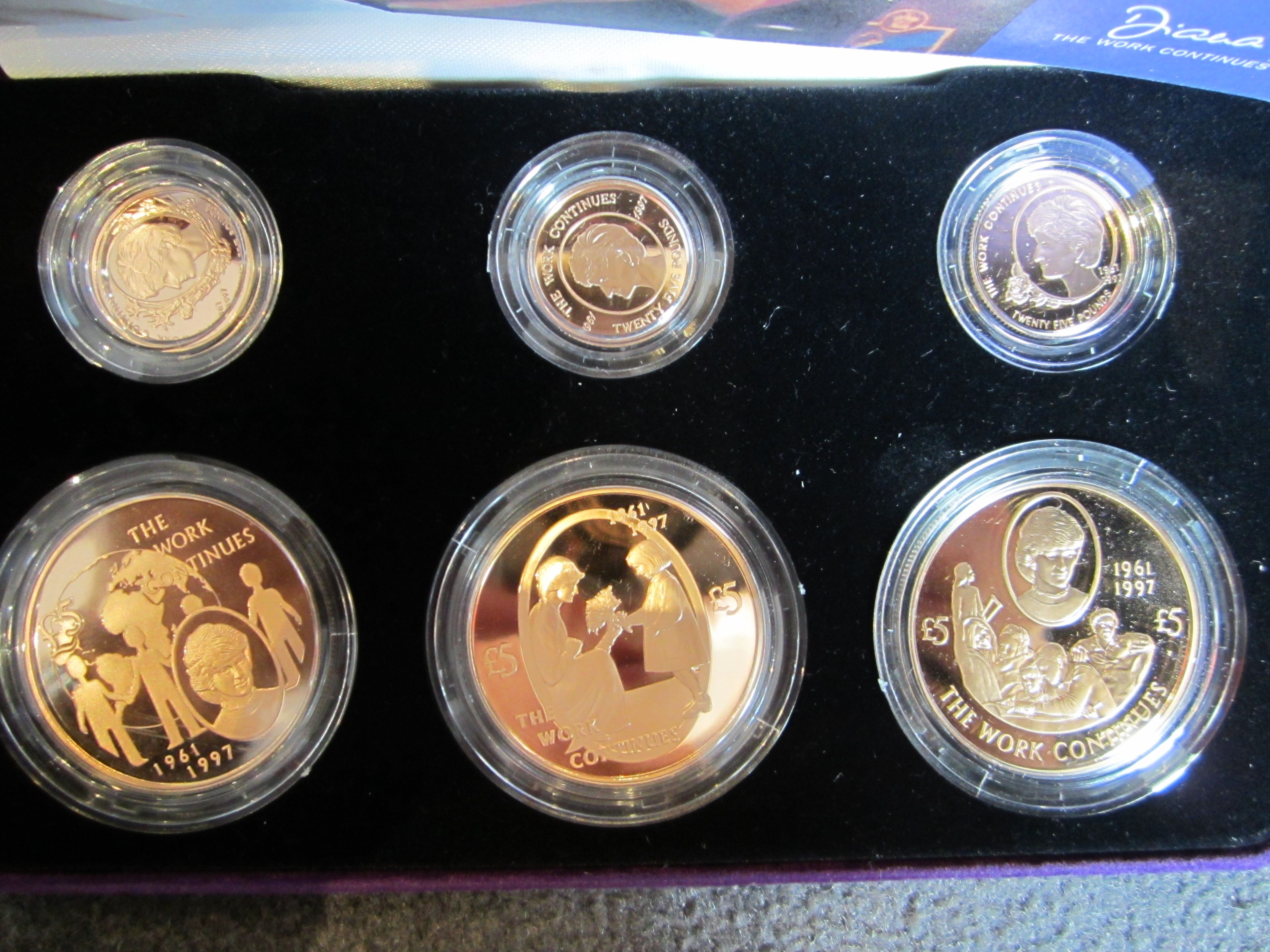 Bonhams : Elizabeth II, Diana, Princess of Wales Commemorative Gold ...