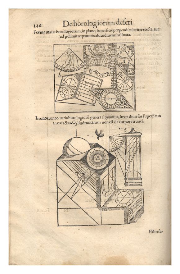 Bonhams : MÜNSTER (SEBASTIAN) Rudimenta mathematica. Haec in duos ...
