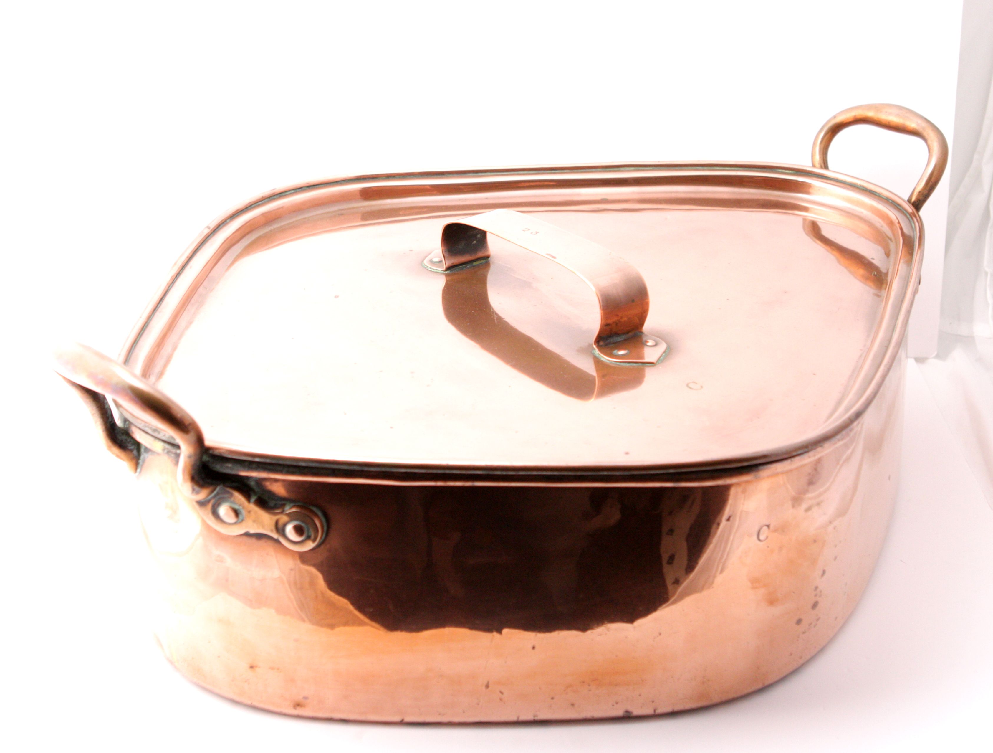 Bonhams : A late 19th century copper lozenge-shaped two-handled fish ...