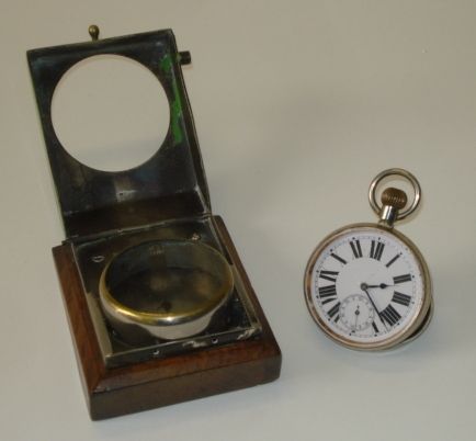 Bonhams Cars : A Vintage dashboard mounting Doxa motoring pocket watch ...