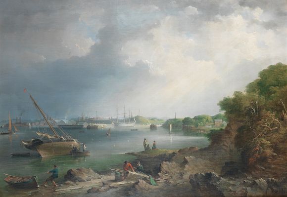 Bonhams : Richard Brydges Beechey (British, 1808-1895) A view across ...