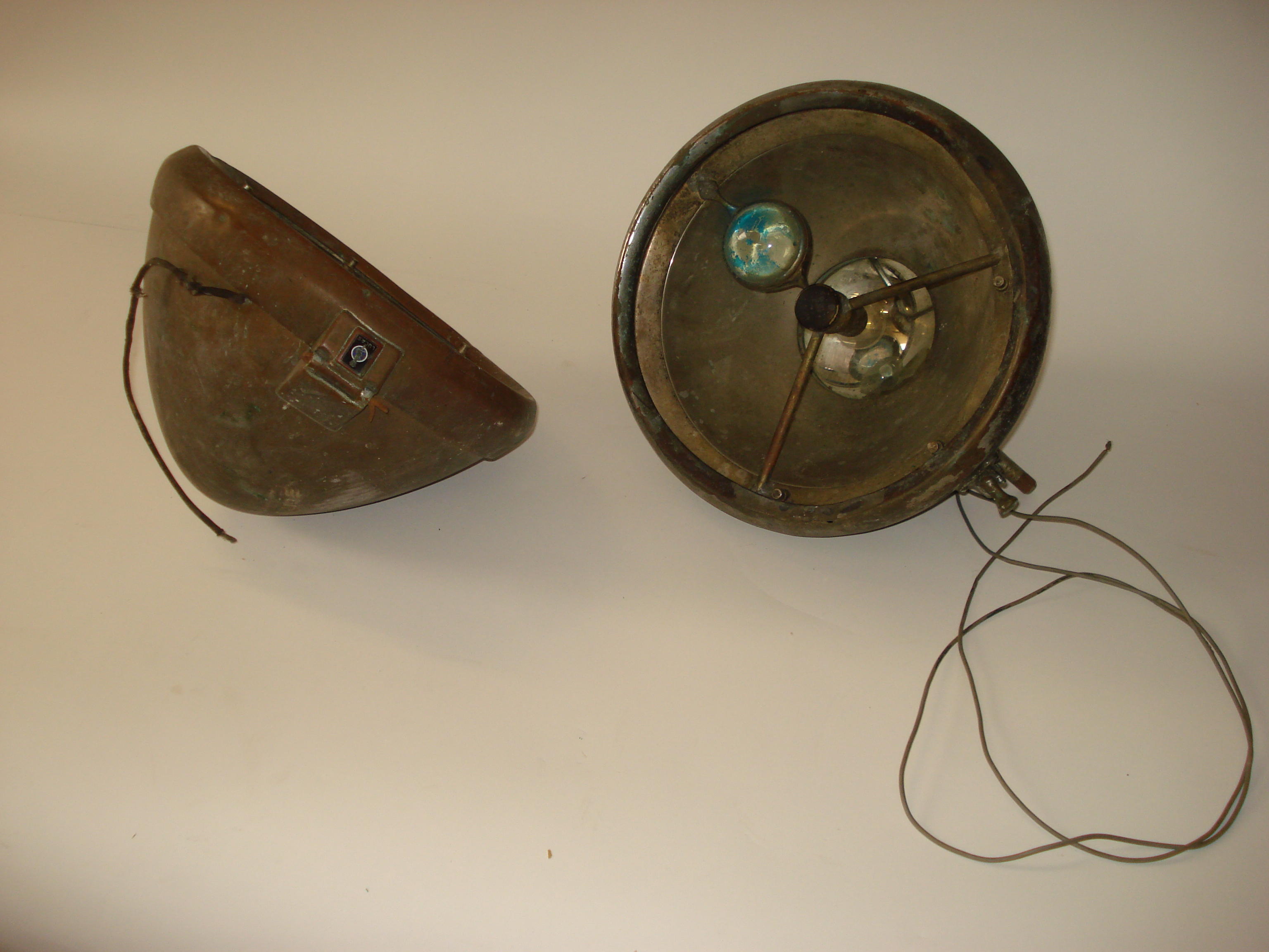 Bonhams Cars : A pair of Lucas Bullseye headlamps, British, 1930s,