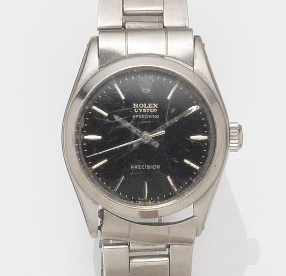 Bonhams : Rolex. A stainless steel manual wind centre seconds bracelet ...