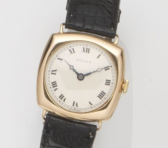 Bonhams : Rolex. A 9ct gold manual wind wristwatchRef:2494, Glasgow ...