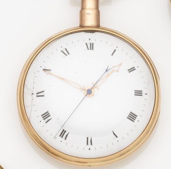 Bonhams : David Morice. An 18ct gold key wind open face pocket watch ...