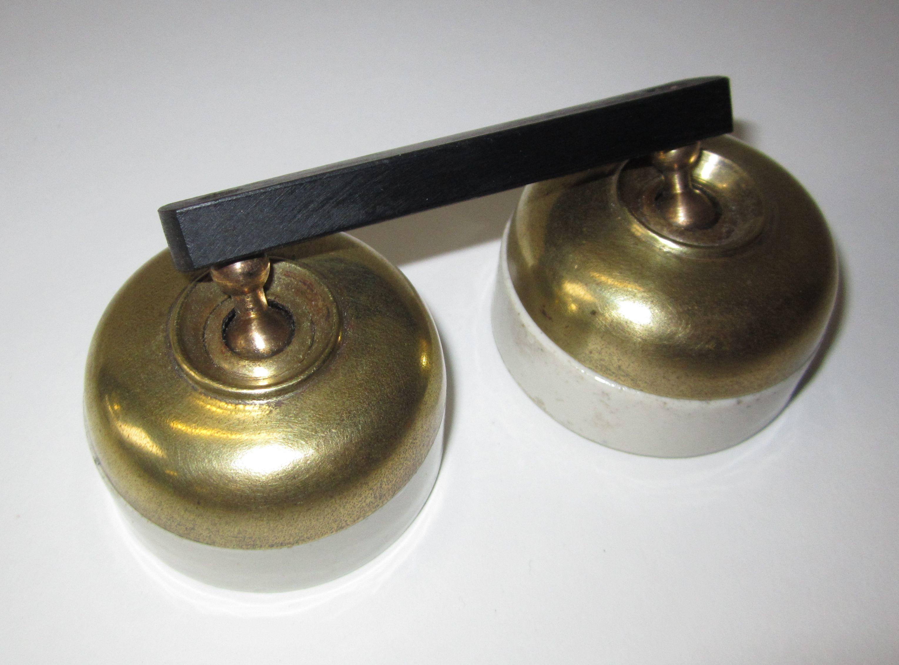 Bonhams Cars : A pair of veteran car electrical ignition switches,