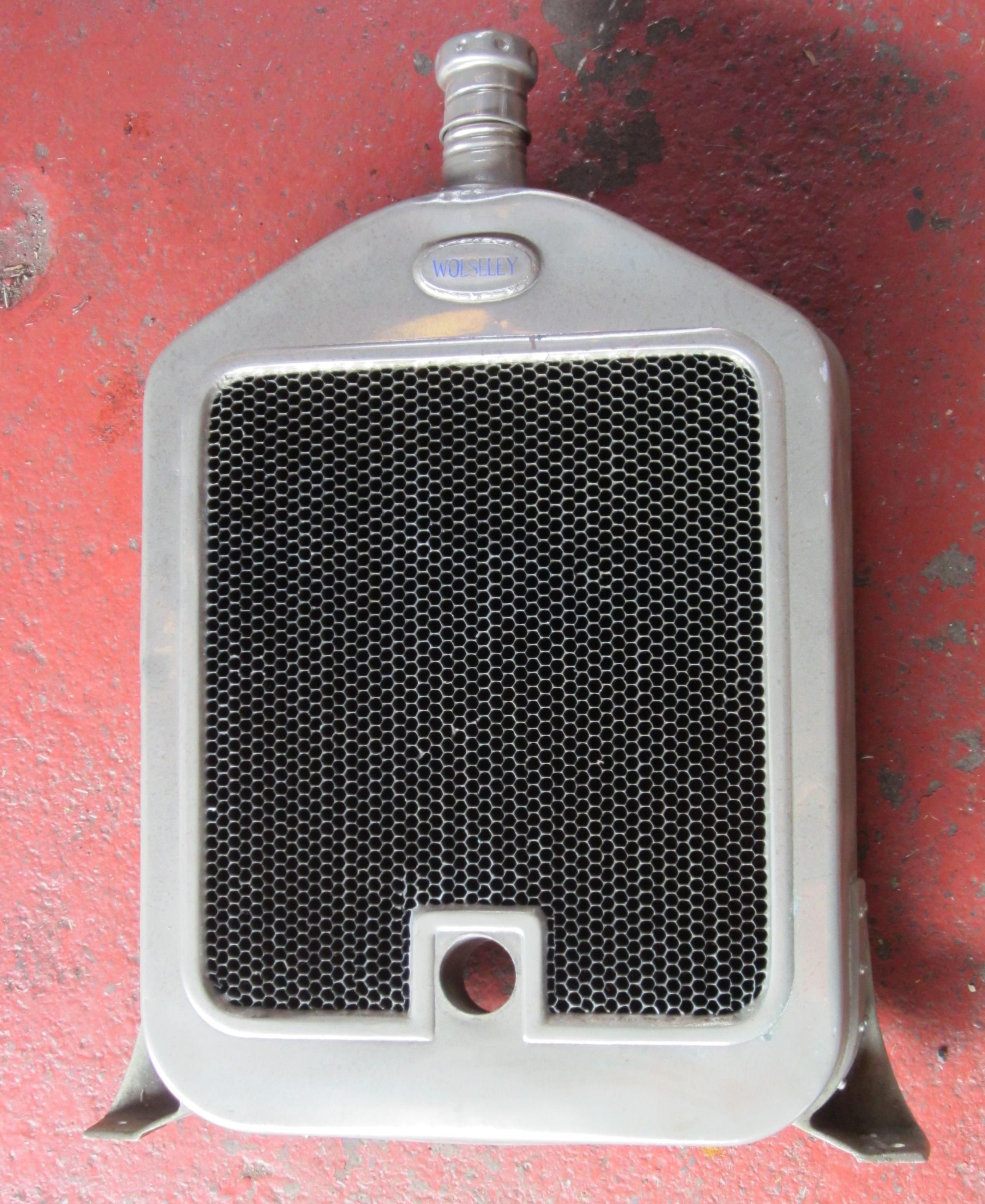 Bonhams Cars : A Wolseley radiator by John Martson of Wolverhampton,