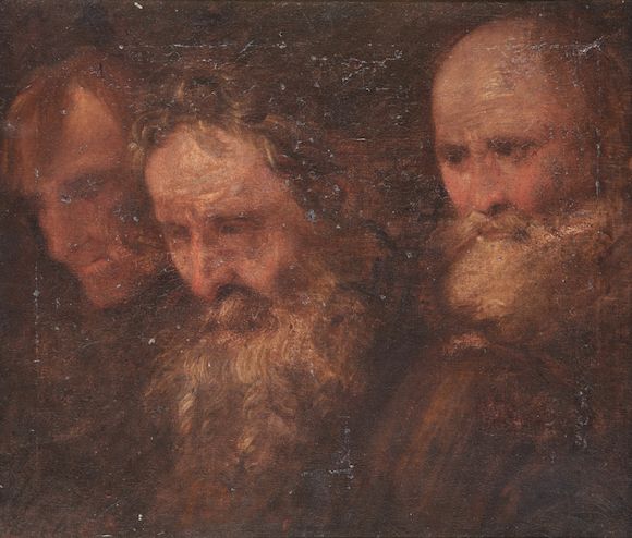 Bonhams : Flemish School, 17th Century Portrait of three men