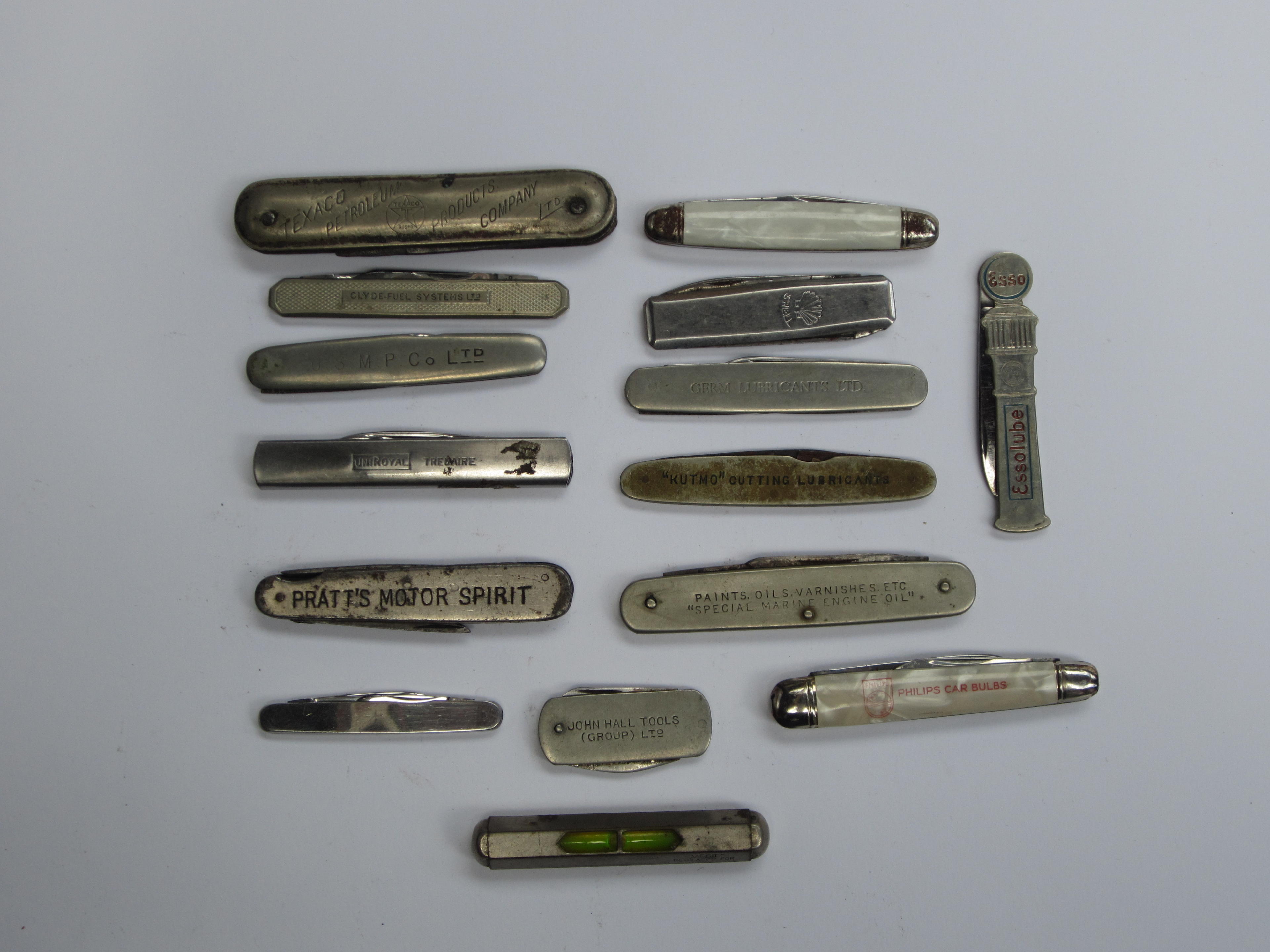 Bonhams Cars : A collection of promotional pen knives,