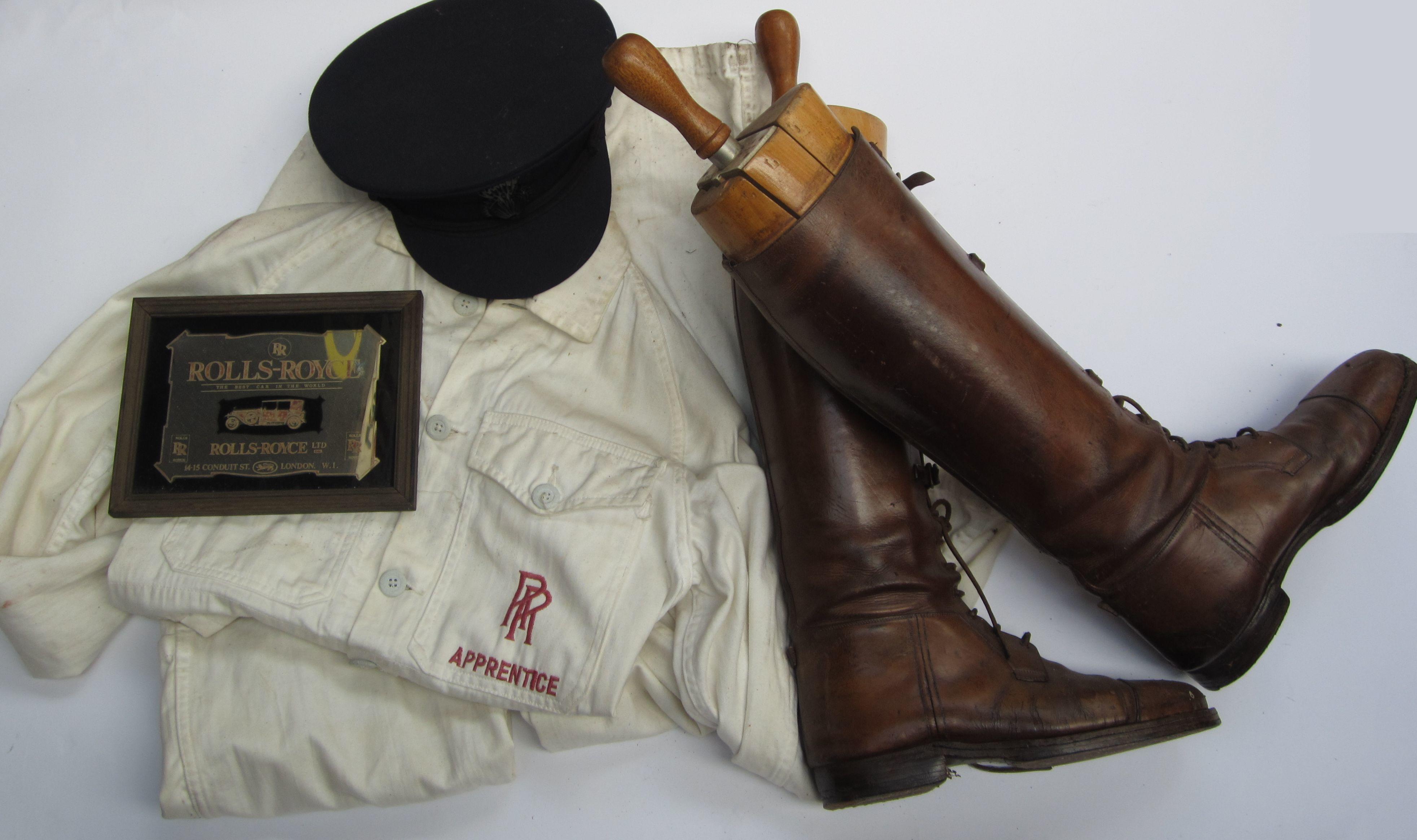 Bonhams Cars : A pair of Rolls-Royce Apprentice overalls,
