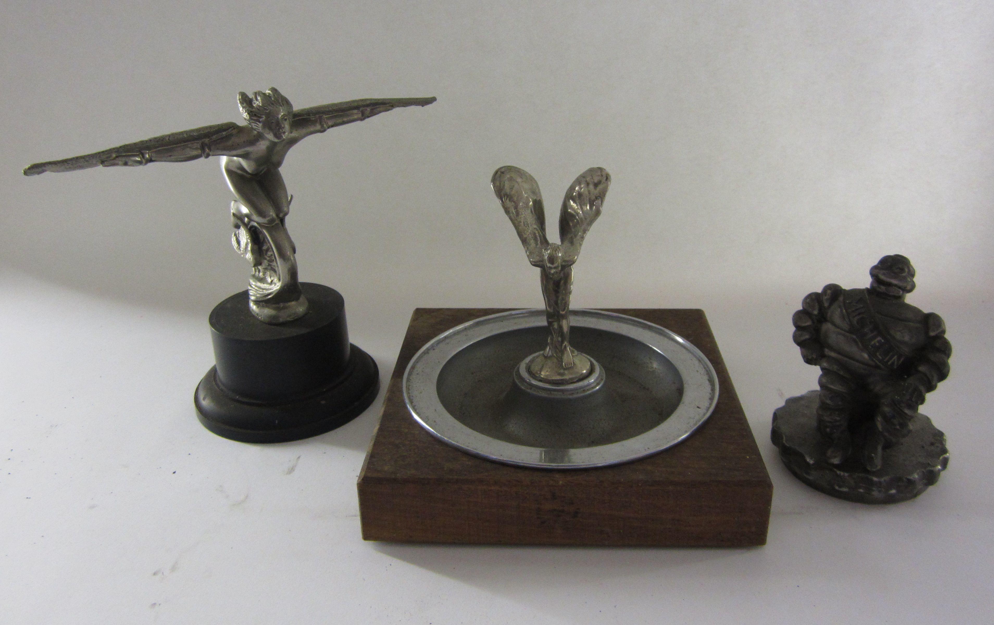Bonhams Cars A Kneeling Winged Wheel Rider Mascot