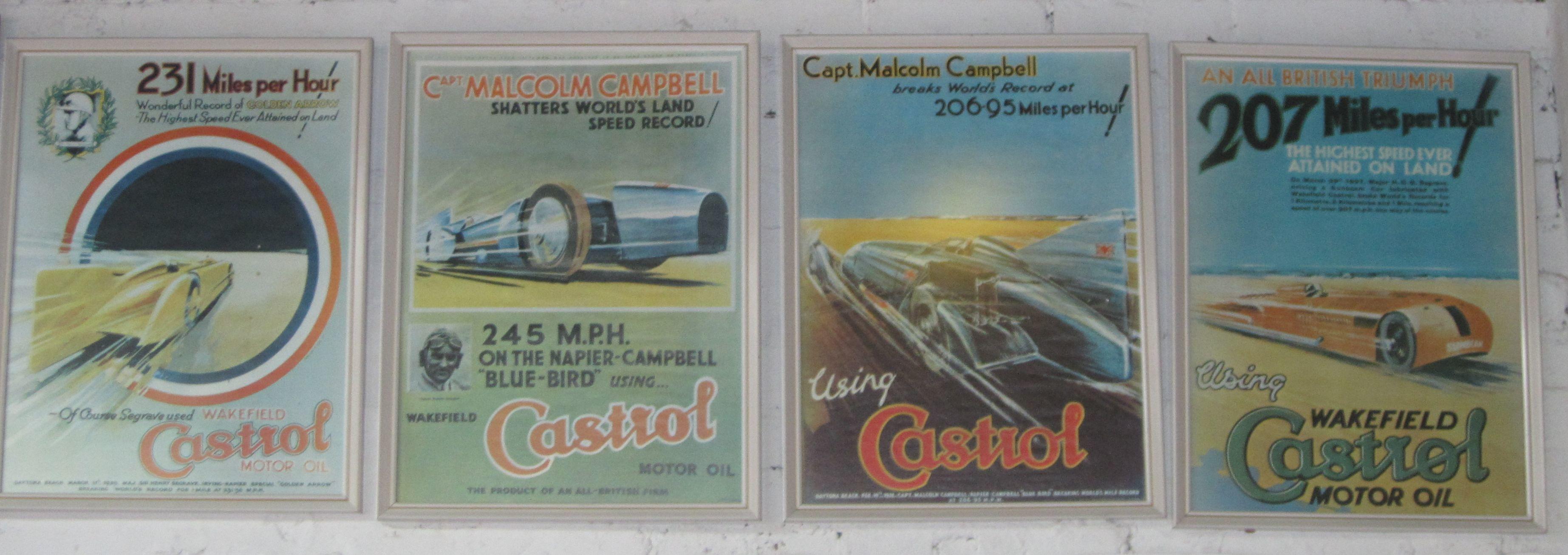 Bonhams Cars Assorted Framed Museum Display Items
