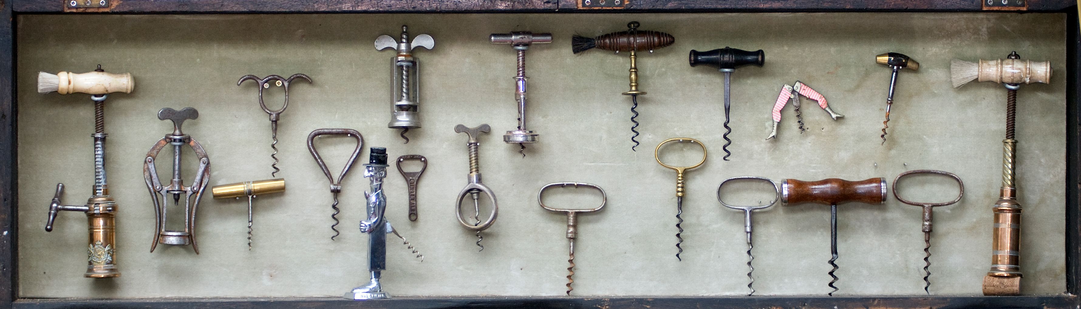 Bonhams Cars : A display of collectable corkscrews,