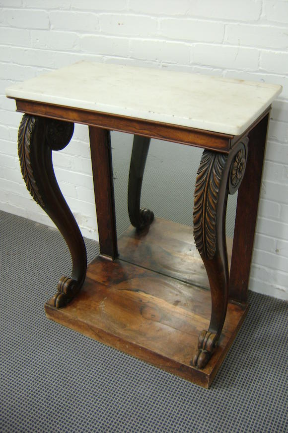 Bonhams Regency Rosewood Console Table