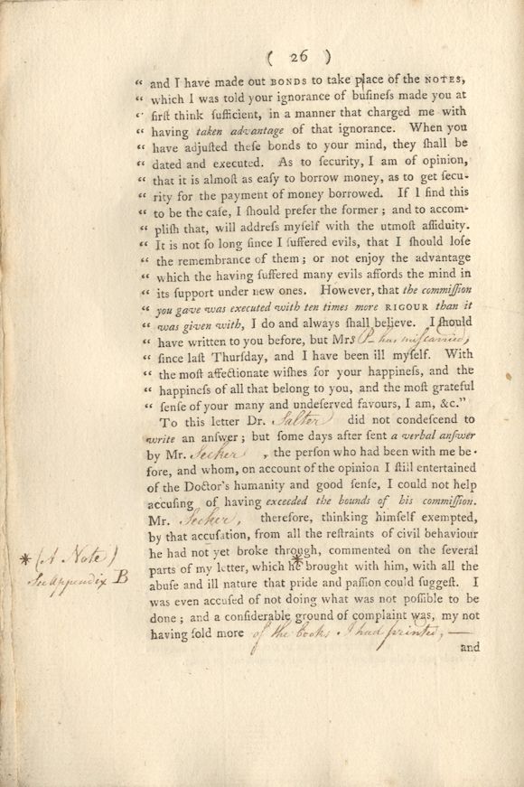 Bonhams : PAYNE (JOHN)] A Case, 1756