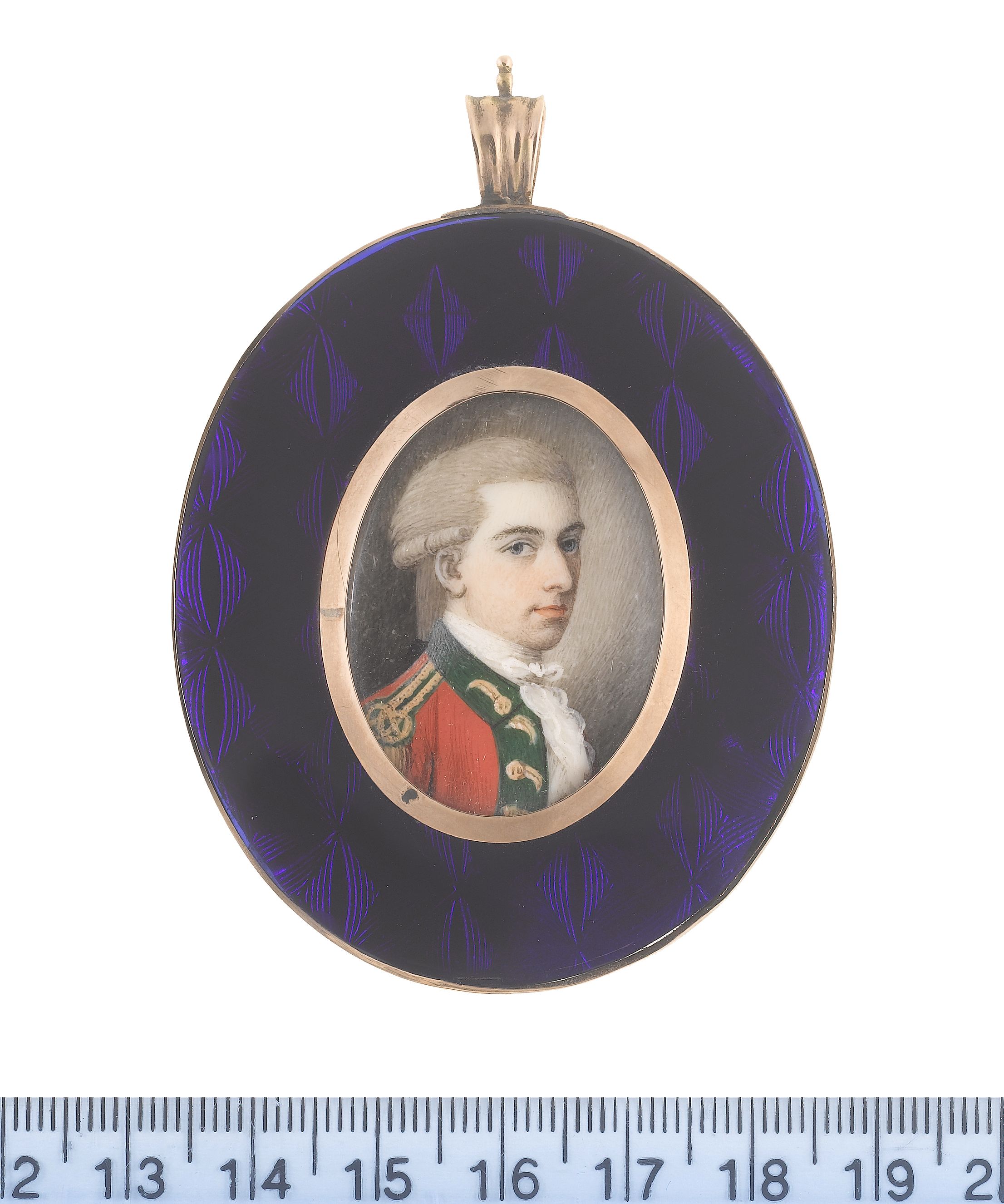 Bonhams : Irish School, circa 1770 An Officer, wearing red coatee with ...